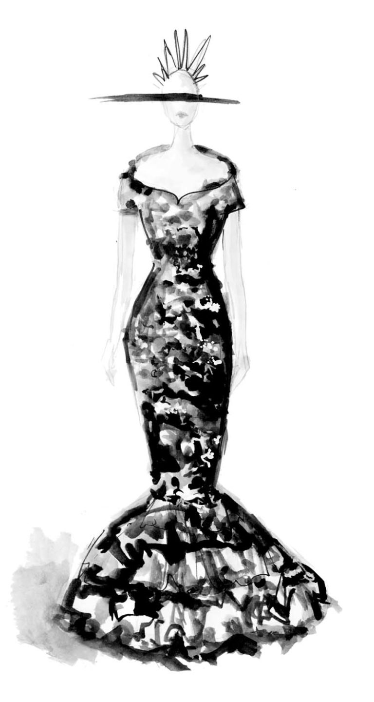 Eine Mode Skizze zeichnen - so geht's